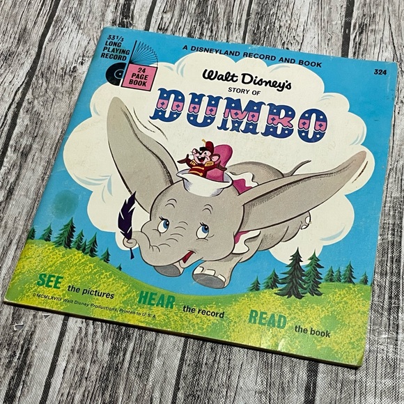 Disney | Toys | Vintage 968 Walt Disney The Story Of Dumbo The Flying ...